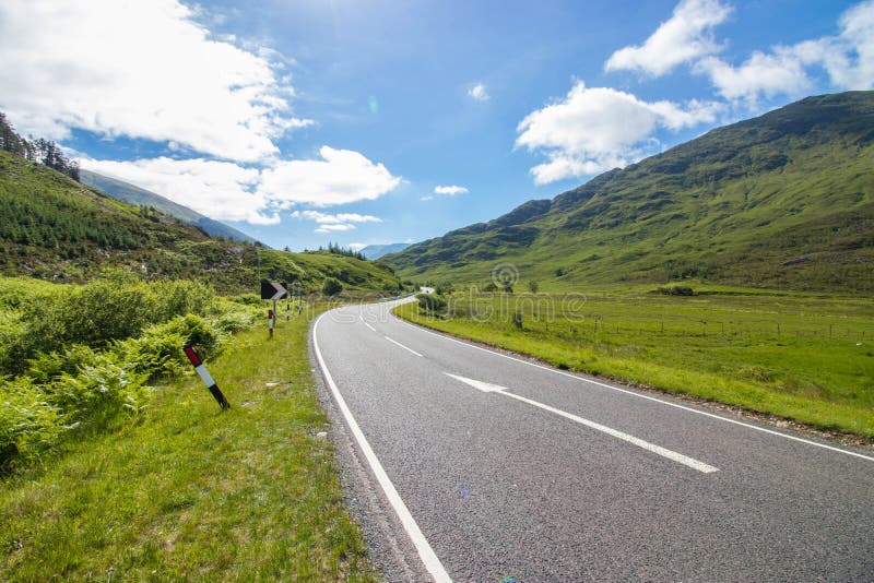 Rural Route in England Meadows Stock Photo - Image of beautiful, blue ...