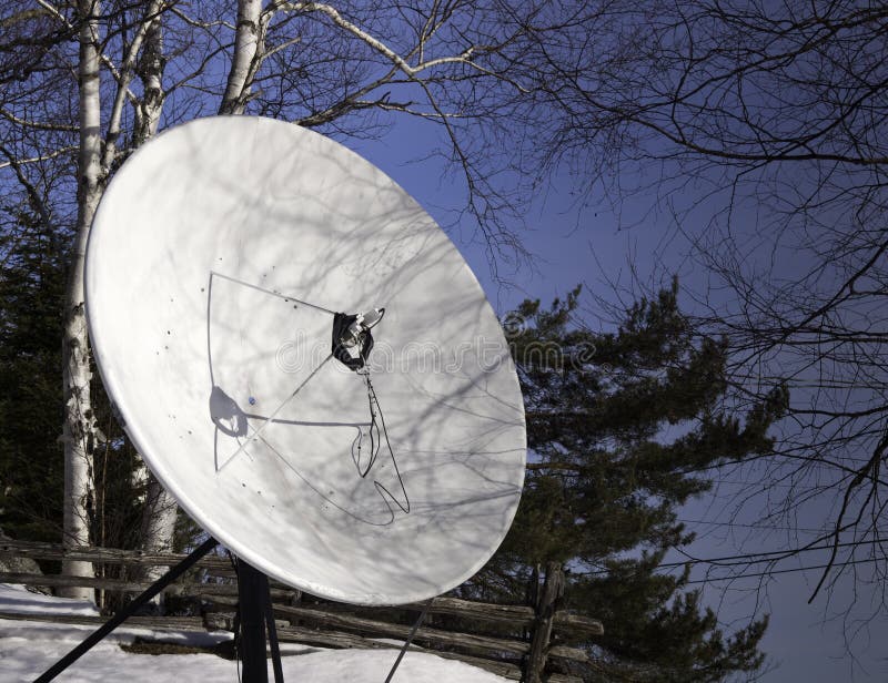 Rural satellite dish stock photo. Image of equipment - 13011782