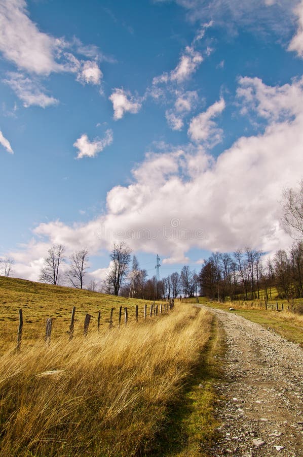 Rural scene stock photo. Image of autumn, freedom, blue - 17046102