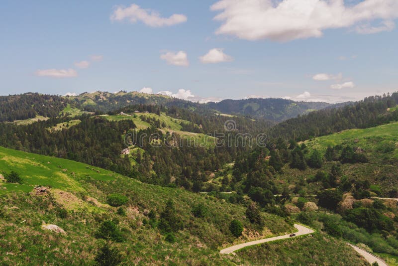Rural Scenes in North California Stock Image - Image of landscape, road ...