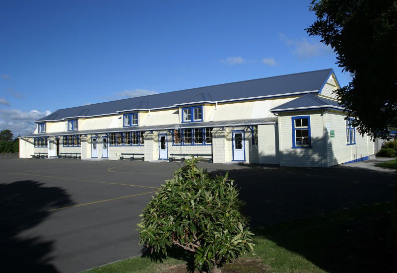 Rural School stock photo. Image of town, village, blue, bright - 68660