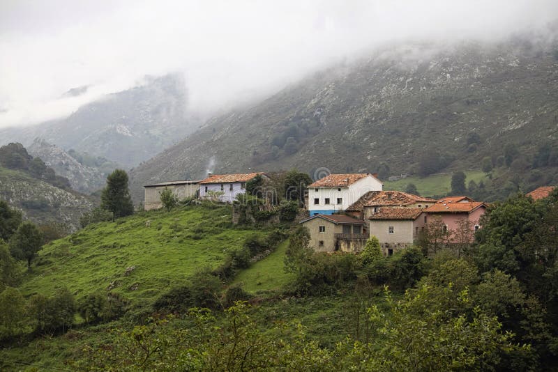 Spanish town stock photo. Image of cantabrian, rural - 29975346
