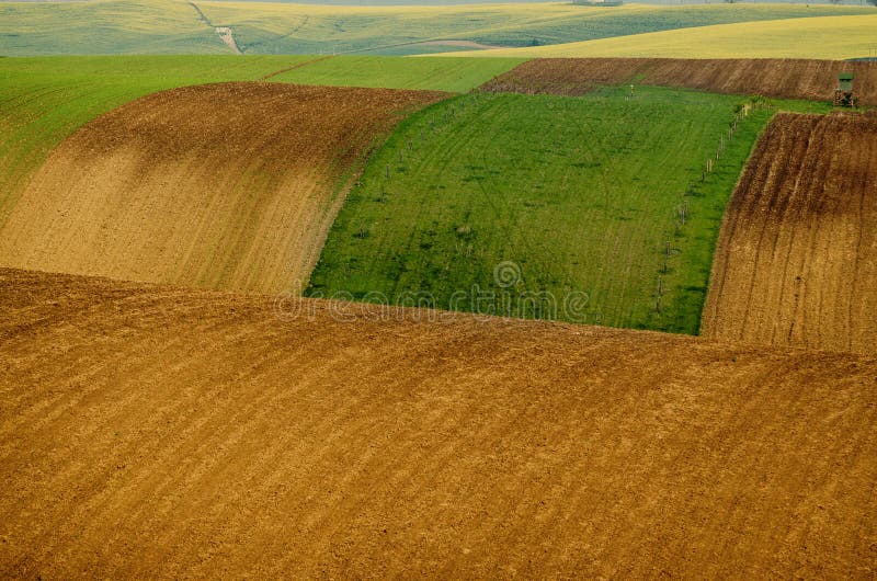 Rural spring landscape stock image. Image of grassland - 69028047