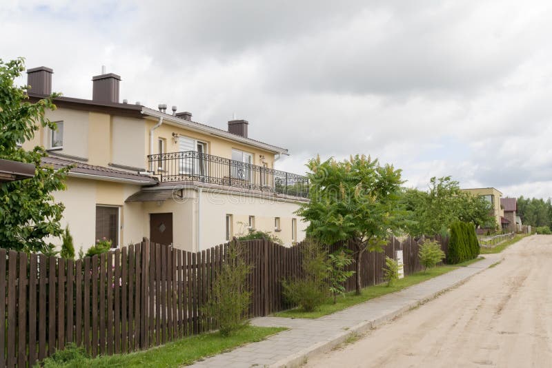 Rural street stock image. Image of real, scene, european - 20654311