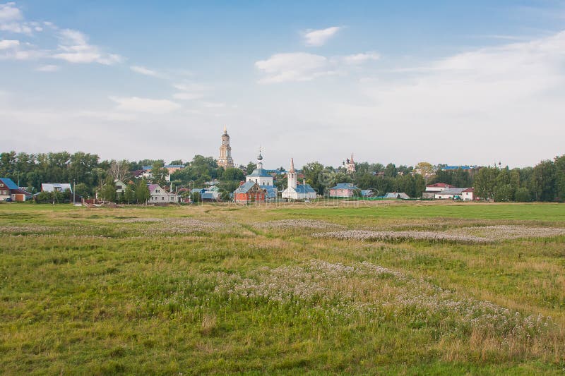 The Rural Summer Landscape is the Vladimirskiy Area Stock Photo - Image ...