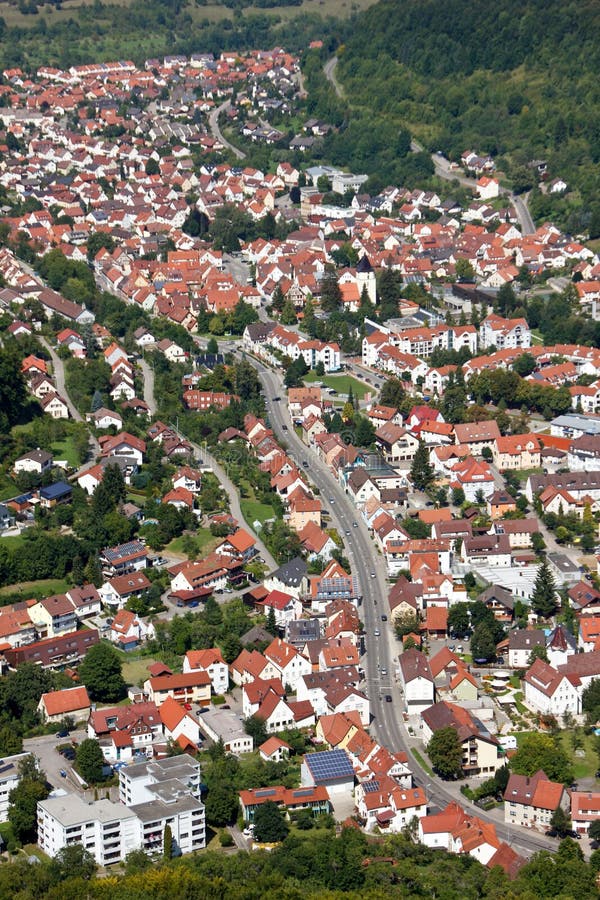 Rural Town stock image. Image of street, lichtenstein - 27520157