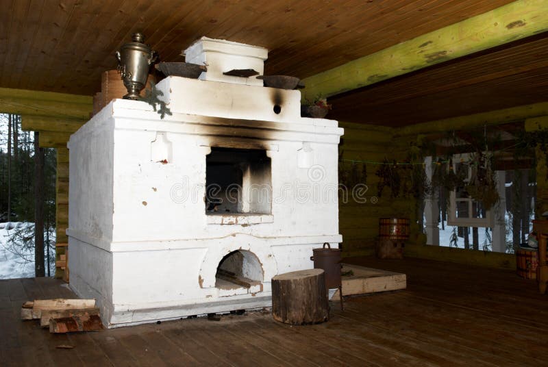 Rural traditional stove stock image. Image of fuel, brick - 3959809