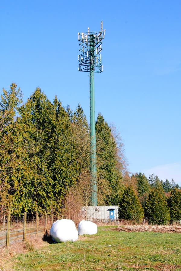 Rural Transmission Tower stock image. Image of outdoor - 51420231