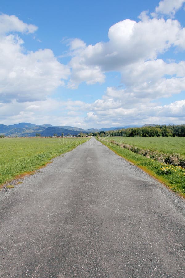 Rural, Unmarked Single Road Stock Photo - Image of bright, narrow: 52813774