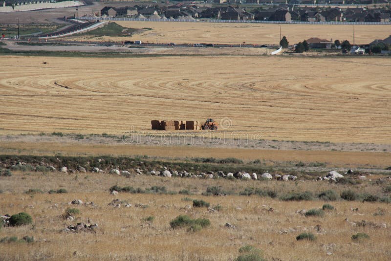 Rural Utah stock image. Image of rural, land, tractor - 26003857