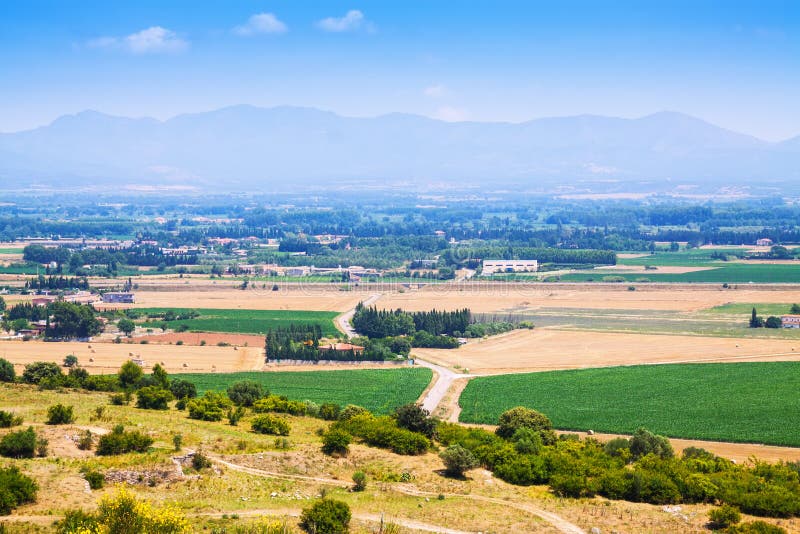 Rural View of Alt Emporda Comarca Stock Image - Image of province ...