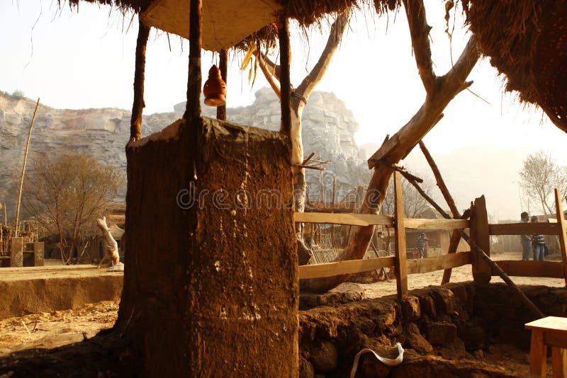 Rural Village Poor House India Editorial Stock Image - Image of ...