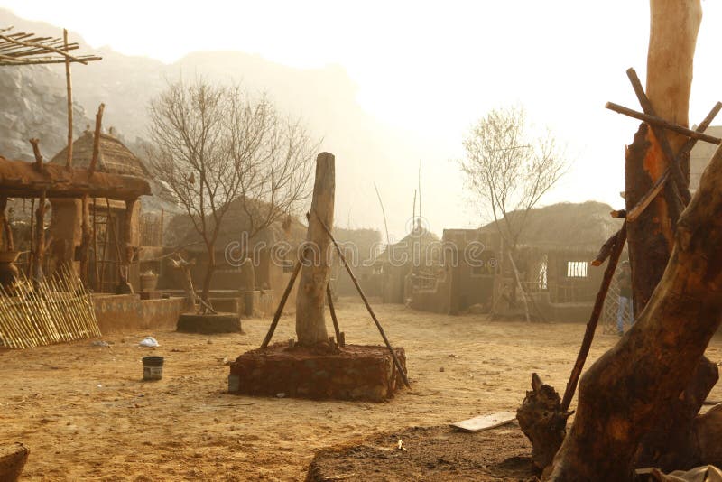 Rural Village Poor House India Editorial Image - Image of poor, life ...