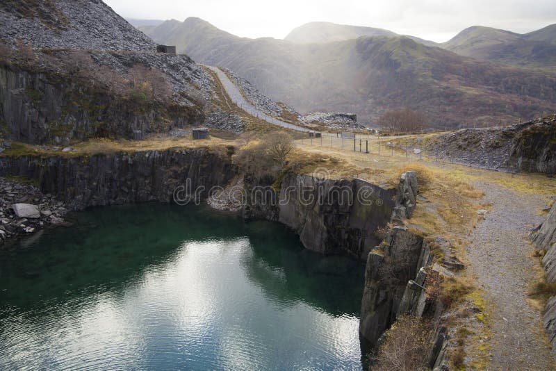 Rock Quarry stock image. Image of work, slate, extraction - 29743327