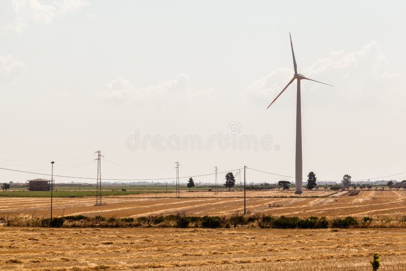 Rural wind turbine stock photo. Image of countryside - 47025740