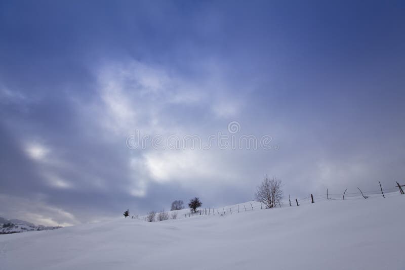 Rural winter scenery stock image. Image of barn, wooden - 12844149