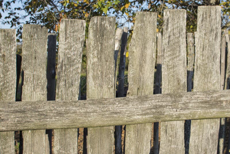 Rural Wooden Fence. Background from Vertical Plank Stock Photo - Image ...
