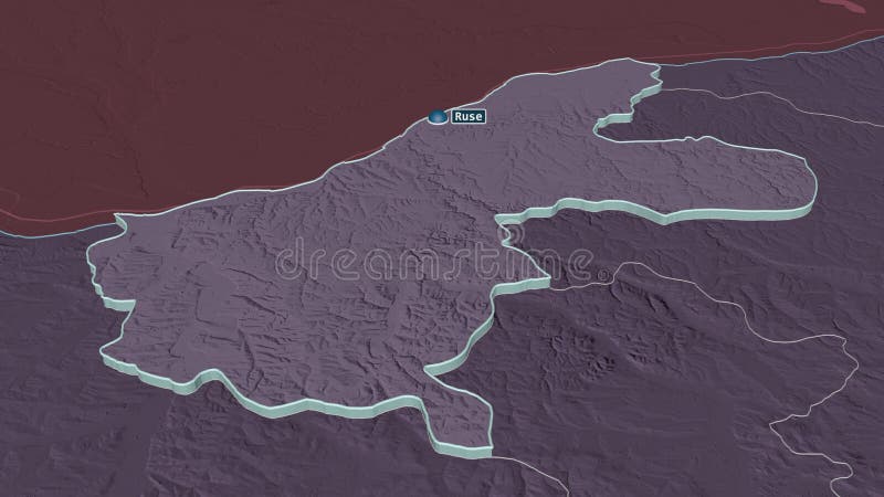 Ruse, Bulgaria - Extruded with Capital. Administrative Stock ...