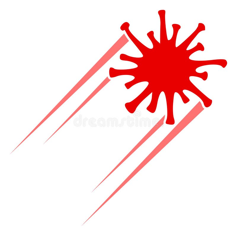 Rush Covid Virus Vector Icon Illustration Stock Vector - Illustration ...