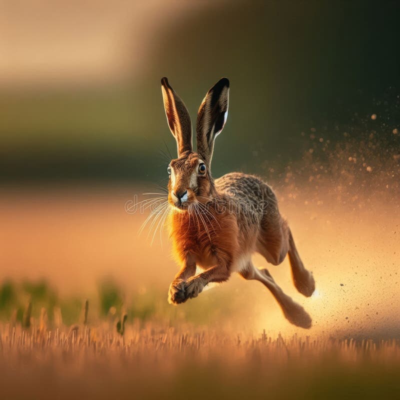 The Rush of the Hare stock illustration. Illustration of power - 365903956