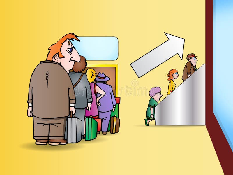 Rush hour phone call stock illustration. Illustration of glad - 21745392