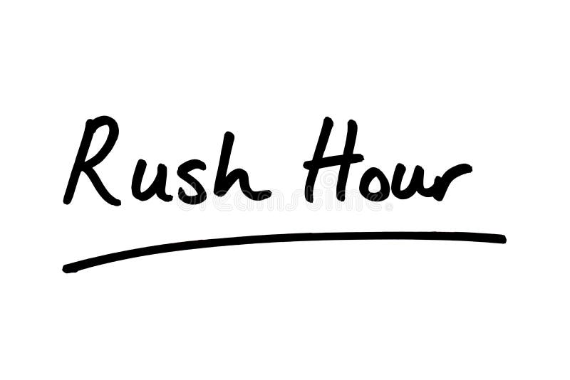 Rush Hour stock illustration. Illustration of cautious - 190120909