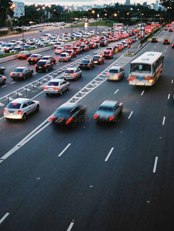 Rush Hour Traffic stock photo. Image of vehicle, converge - 14820