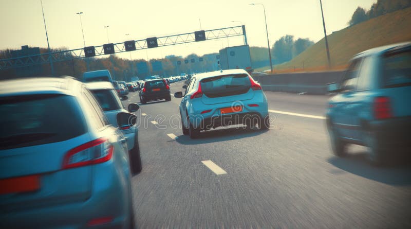 Rush hour stock photo. Image of drive, street, movement - 30988006