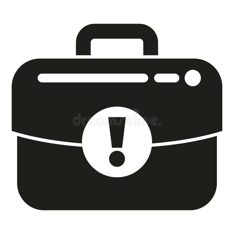 Rush Job Bag Icon Simple Vector. Office Work Stock Vector ...