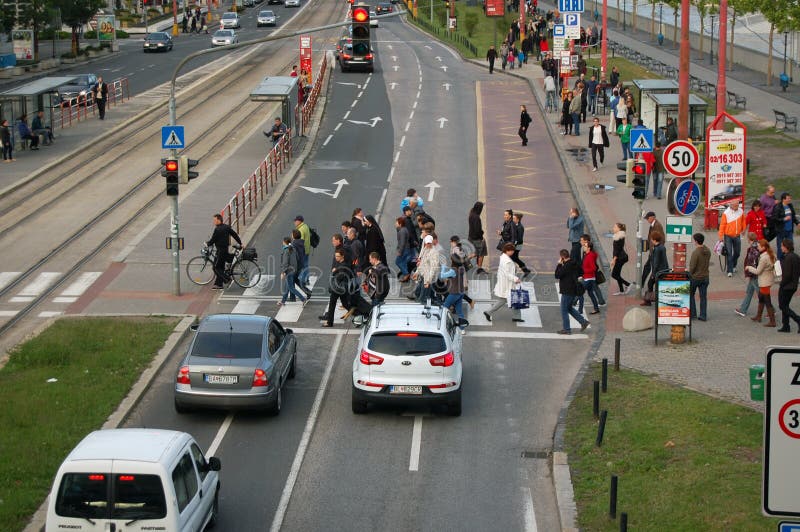 Rush street editorial photography. Image of stressed - 63010457