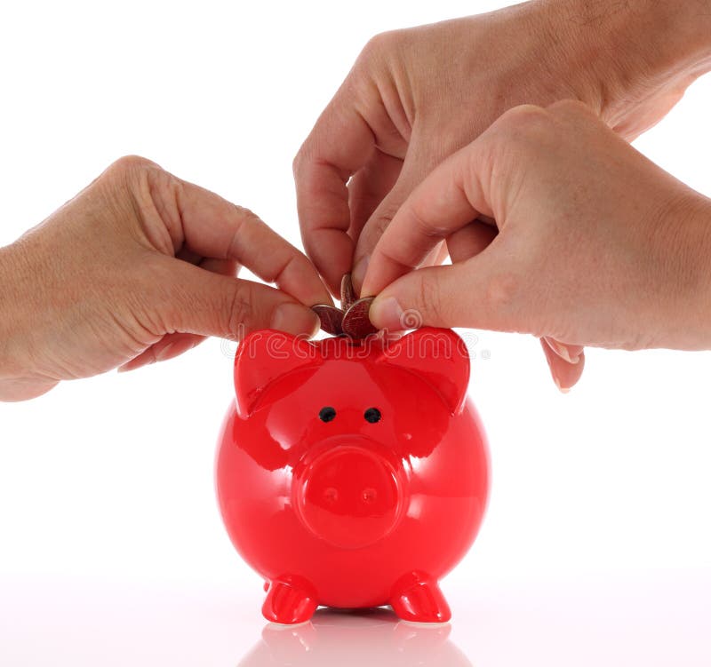 Rush to save money stock photo. Image of finger, reflection - 9349384