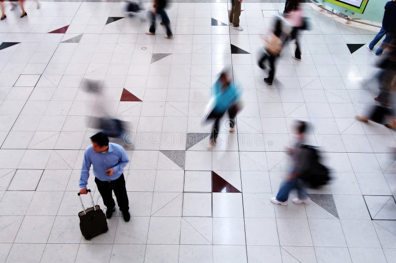 Rushing people stock photo. Image of motion, airline, commuter - 7089832