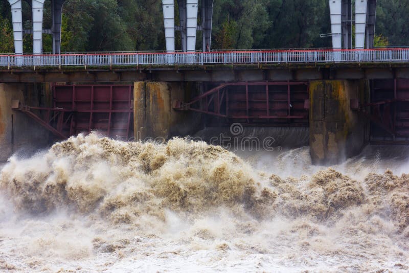 Dirty dam stock photo. Image of village, germ, africa - 6484678