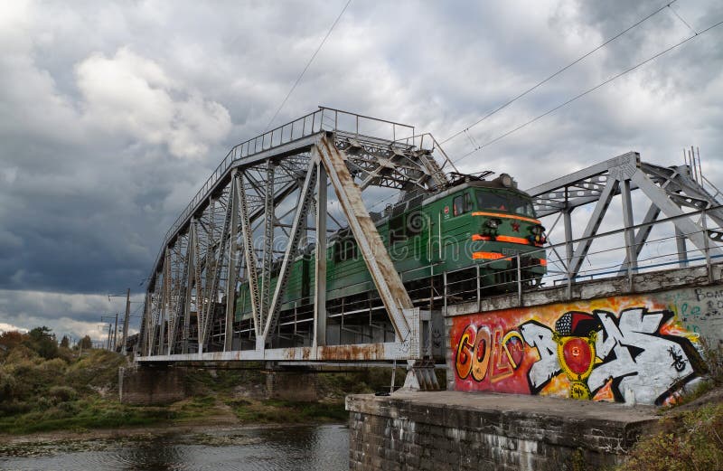The rushing train stock photo. Image of transportation - 59868664
