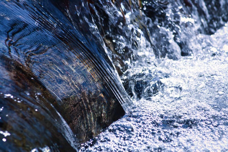 Rushing Water stock photo. Image of nature, clean, sunlight - 14869458