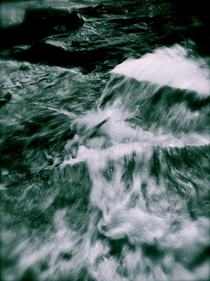 Rushing Water stock image. Image of green, falls, beautiful - 6294007