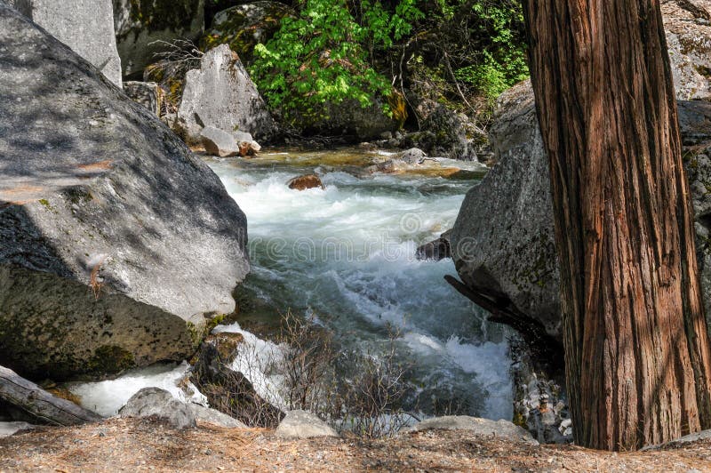 Rushing water stock photo. Image of people, yosemite - 59055308