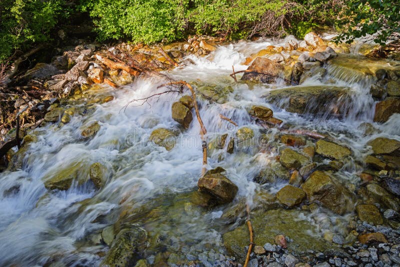 Rushing Water stock photo. Image of rapids, energy, splash - 5399120