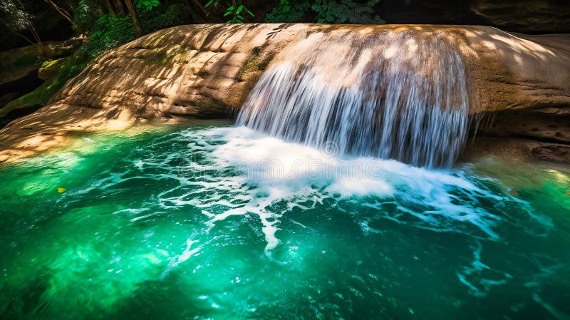 Rushing Waterfall Stock Illustrations – 309 Rushing Waterfall Stock ...