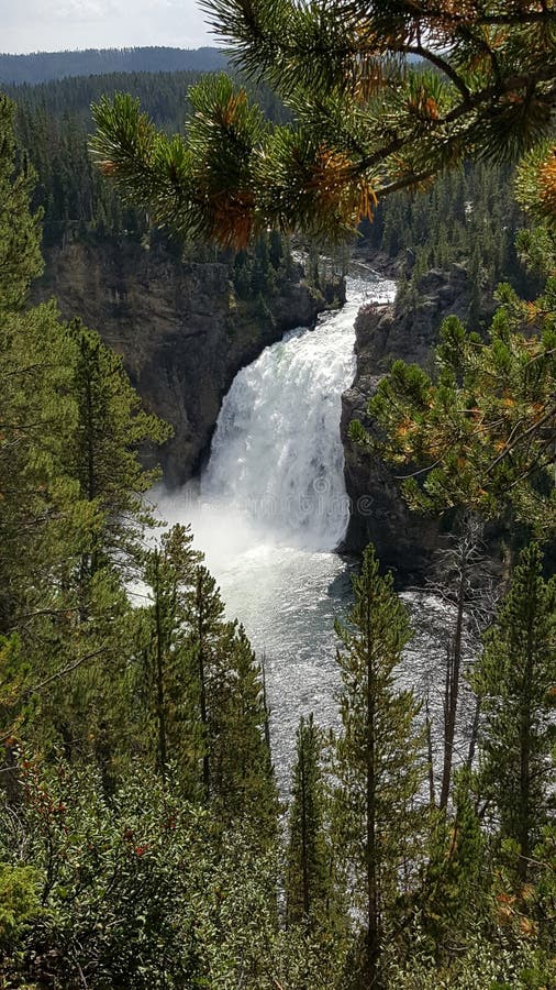 Rushing Waterfall in Georgia Mountains Stock Image - Image of atlanta ...