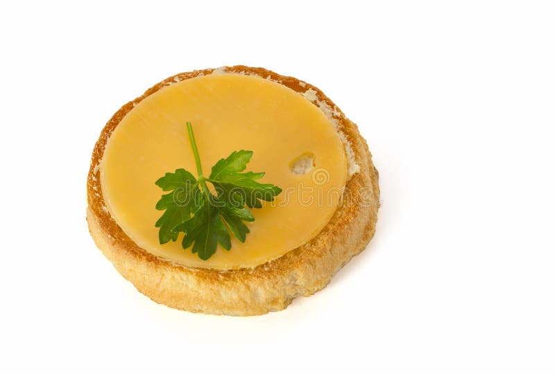 Rusk with cheese stock photo. Image of snap, background - 25279820