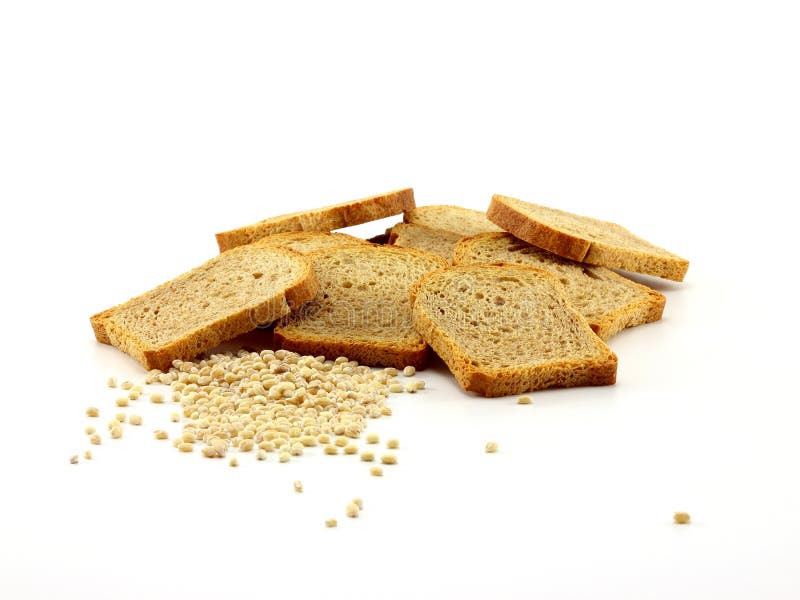 Rusk and grain stock photo. Image of texture, toast, slovenia - 22972220
