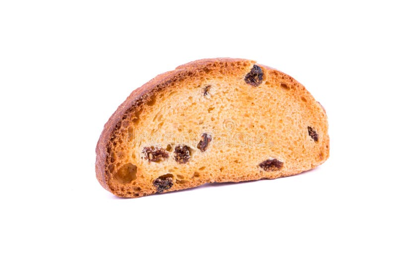 A Single Rusk With A Mug Of Coffee Stock Photo - Image of dough ...