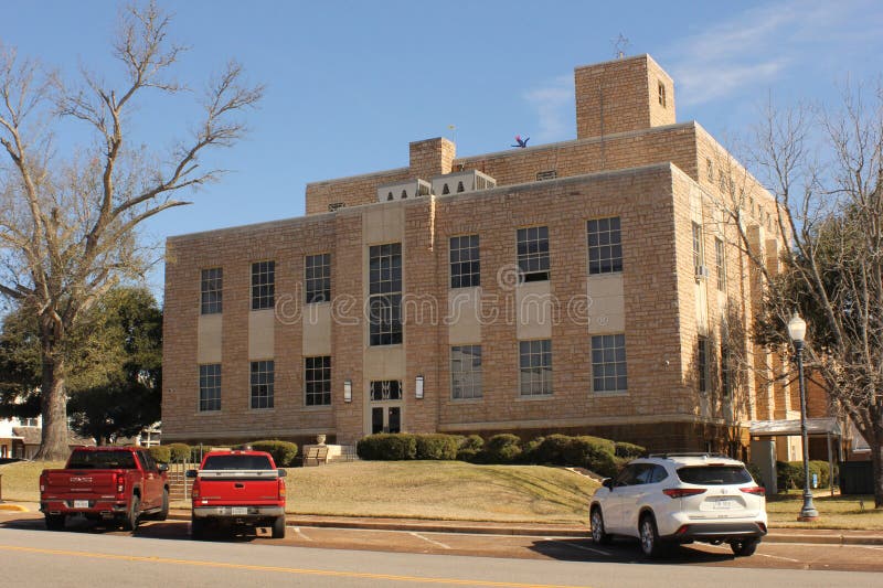 Rusk TX - January 15, 2025: Cherokee County Courthouse Located in ...