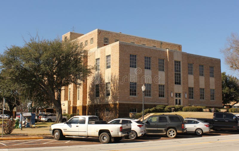 Rusk TX - January 15, 2025: Cherokee County Courthouse Located in ...