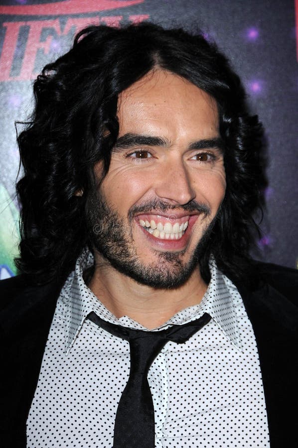 Russell Brand editorial image. Image of nokia, comedy - 25372810
