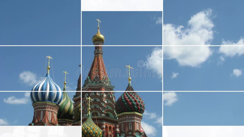 Churches in Different Russian Cities, Collage, Stock Video - Video of ...