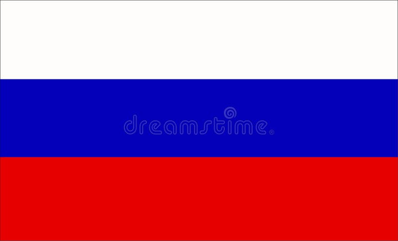 Russia Flag Design Vector stock vector. Illustration of global - 266585782