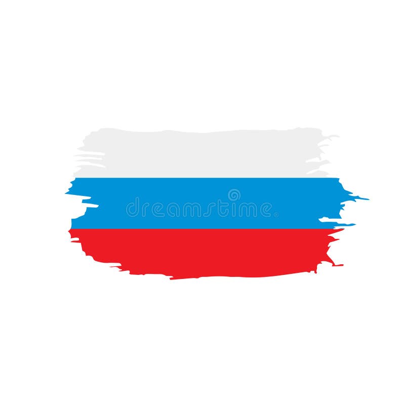 Russia Flag, Vector Illustration Stock Vector - Illustration of ...