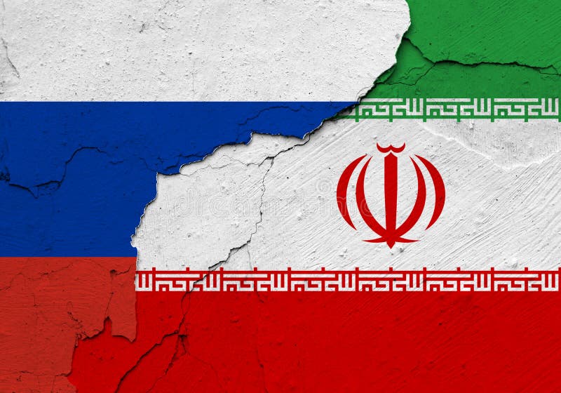 Russia and Iran Flags. International Relations Stock Photo - Image of ...